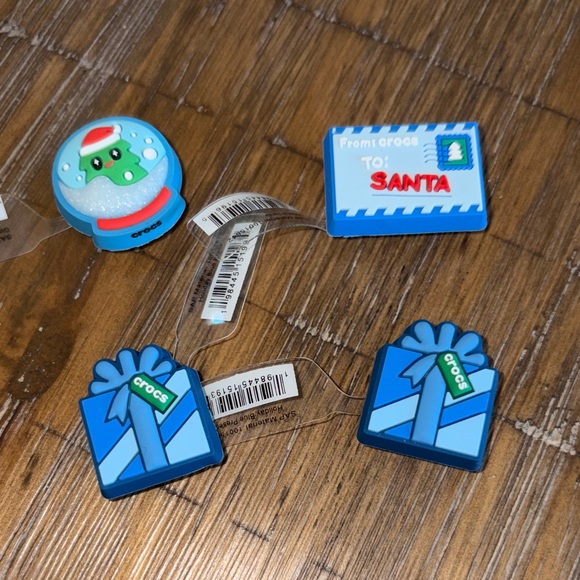 CROCS | Accessories | 4 Crocs Jibbitz Holiday Shoe Charms | Poshmark
